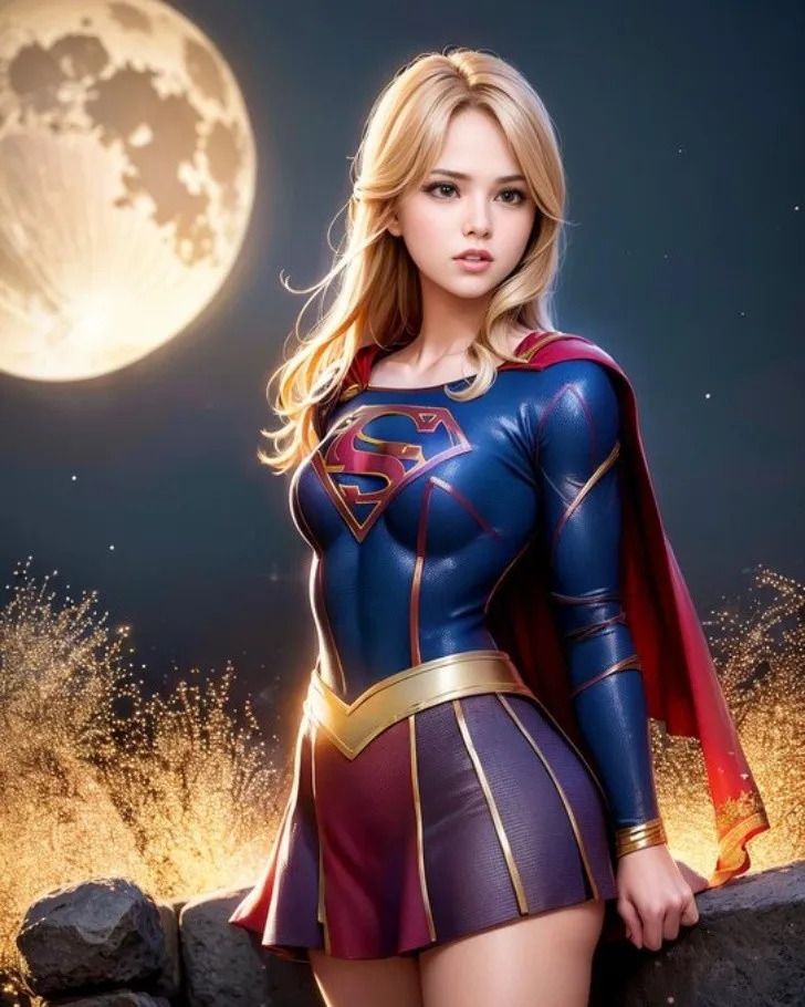 La Inteligencia Artificial recreó a Supergirl como un personaje del ...