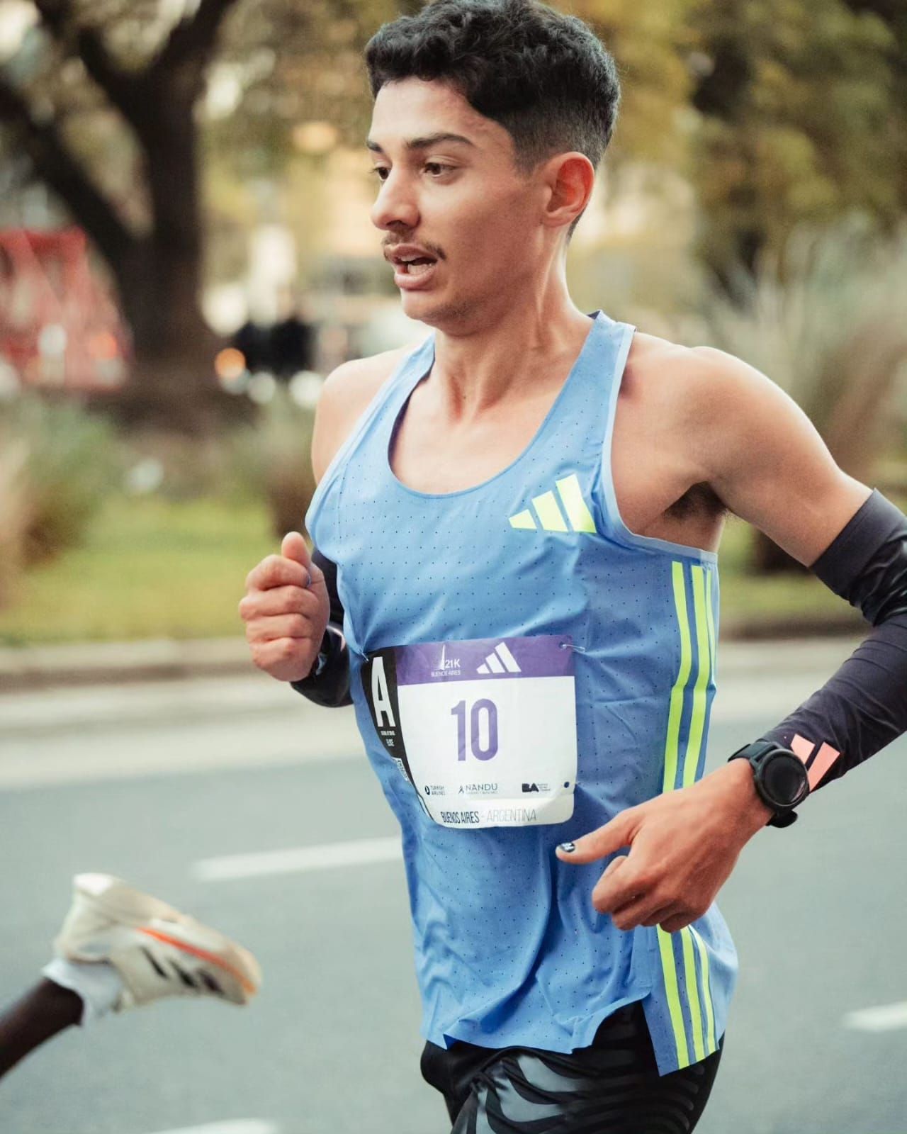 El mendocino que brilló en la Media Maratón de Buenos Aires