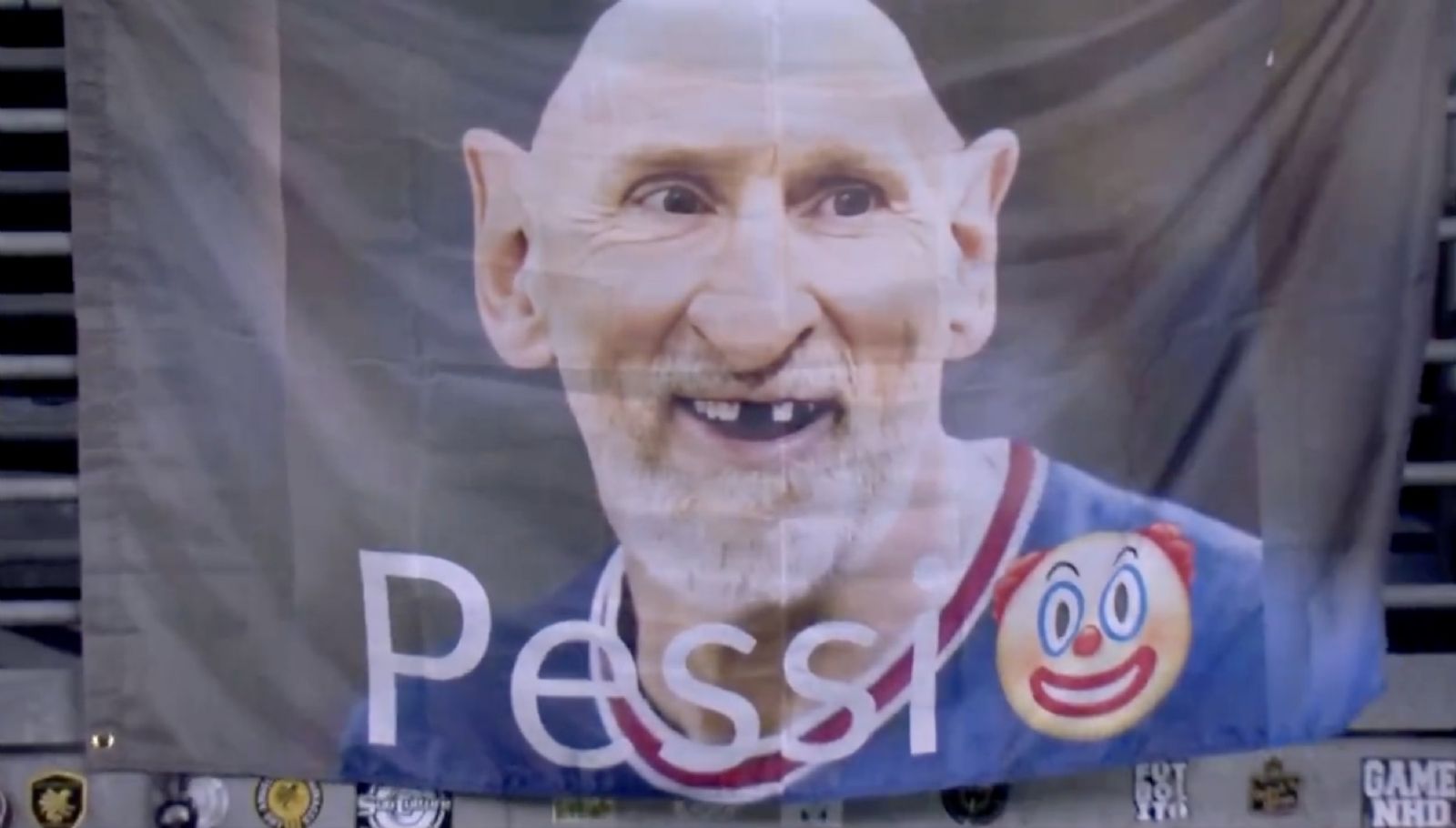 La insólita bandera “anti Messi” que colgaron hinchas de Los Angeles FC ...