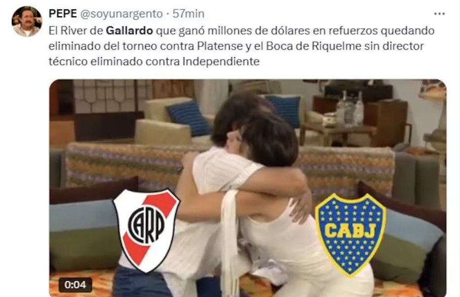 Las redes estallaron de memes tras la eliminación de River contra ...