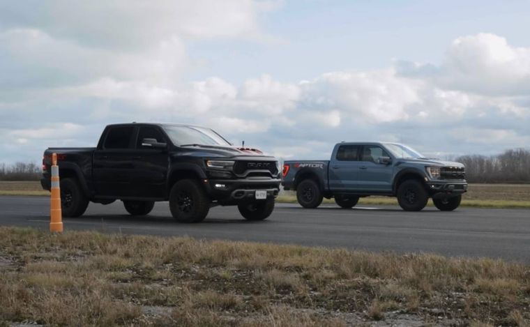 Ford F-150 Raptor R vs RAM TRX: ¿cuál es más rápida?