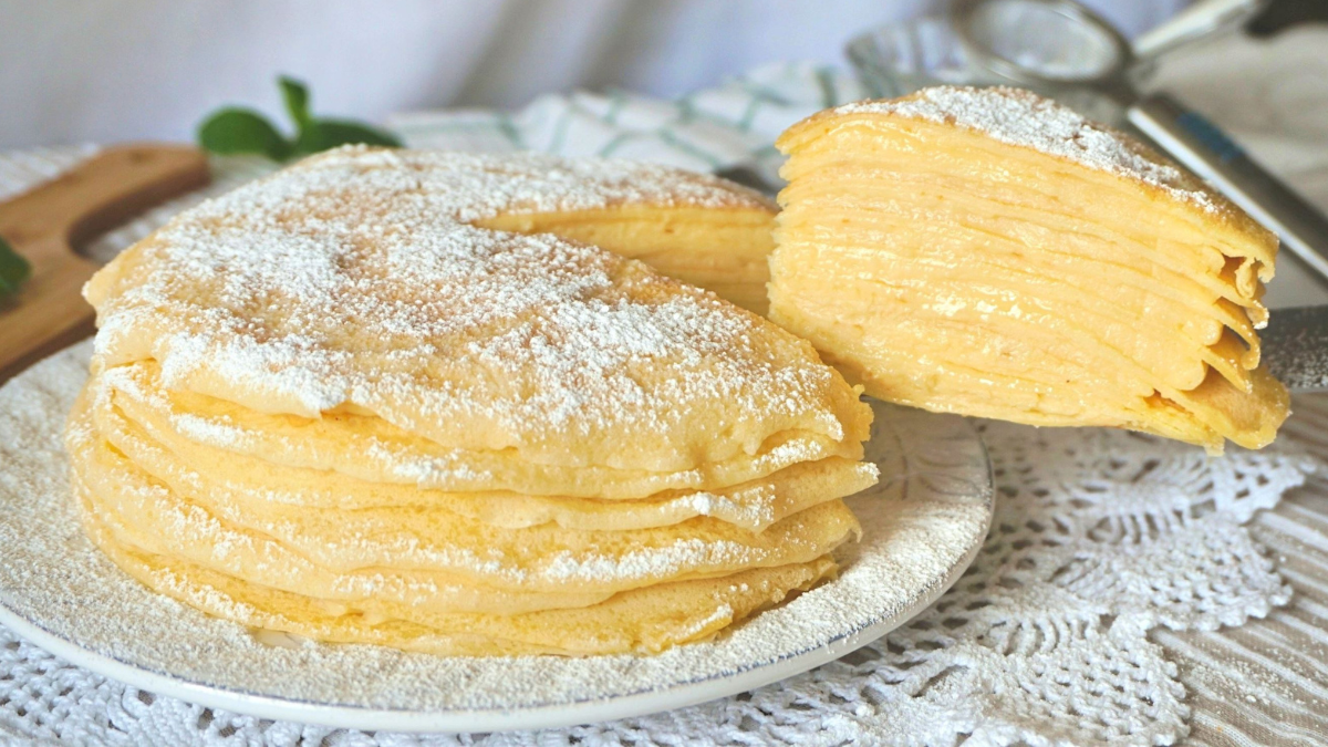 Receta clásica de mille-feuille con crema pastelera