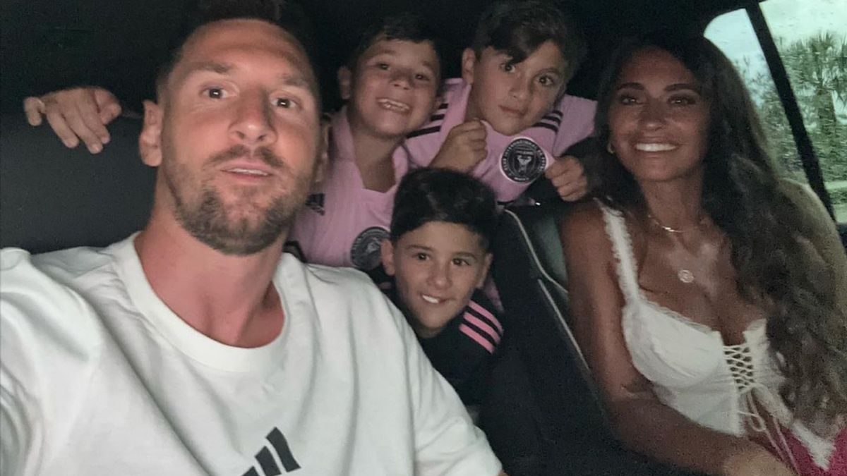 Vestida con los colores del Inter de Miami, Antonela Roccuzzo fue ...