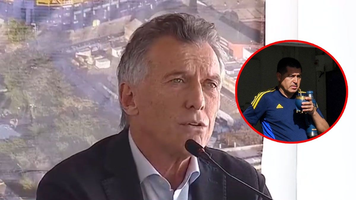 El furcio de Macri sobre Riquelme al presentarse como candidato a ...