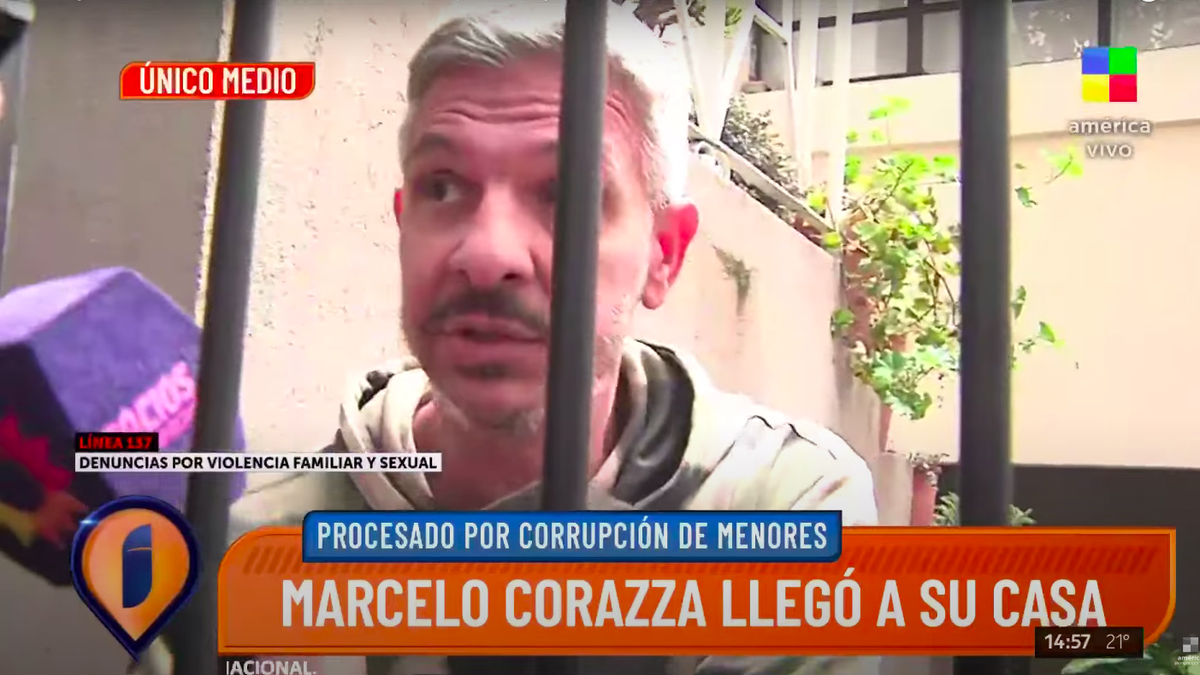 Las declaraciones de Marcelo Corazza tras ser liberado