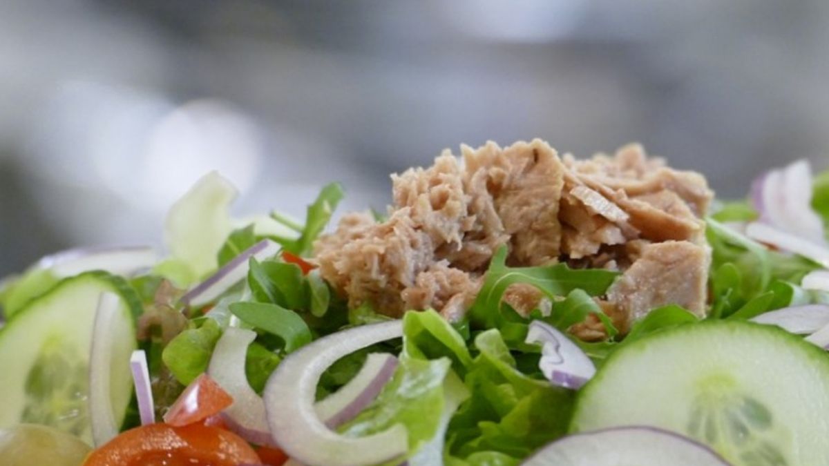 Riquísimo: disfruta la ensalada de atún y pepino más fresca