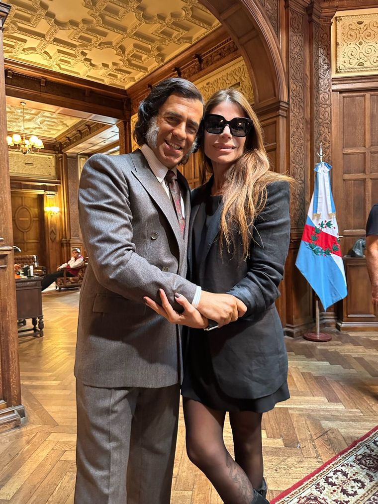La foto de Zulemita Menem con su papi que causó revuelo tras el estreno de la serie