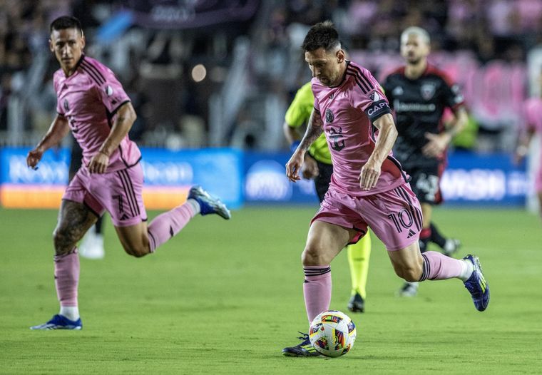 Agónica victoria del Inter Miami con Messi como titular, para seguir líder de la MLS