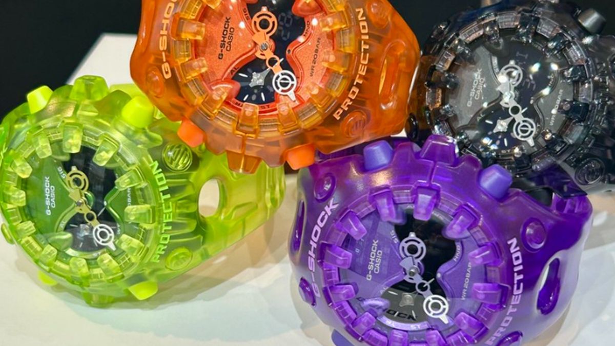 Casio renovó su línea de relojes G-Shock con una versión transparente y ...