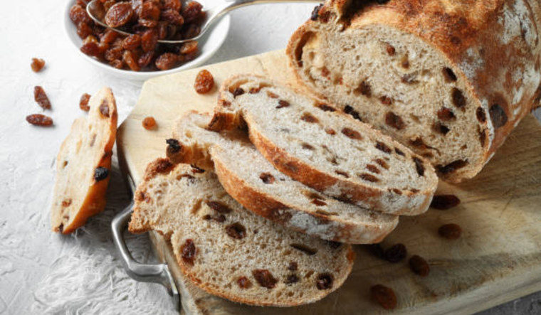 Aprende a hacer receta de pan con pasas con ingredientes simples y ...