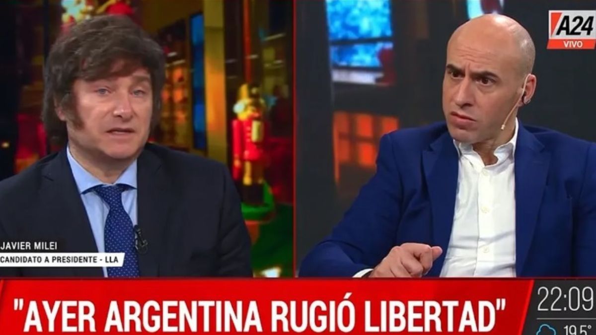 El impactante rating de Esteban Trebucq con la entrevista a Javier Milei