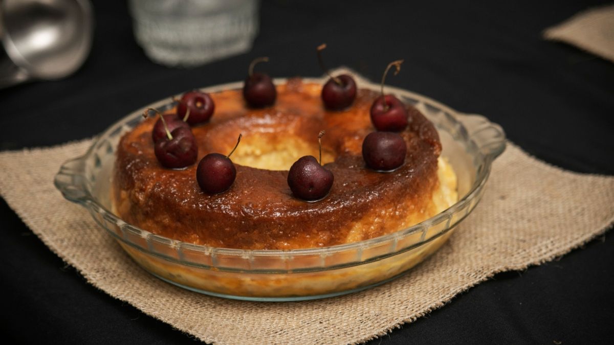 El postre definitivo: budín de pan con leche condensada en minutos