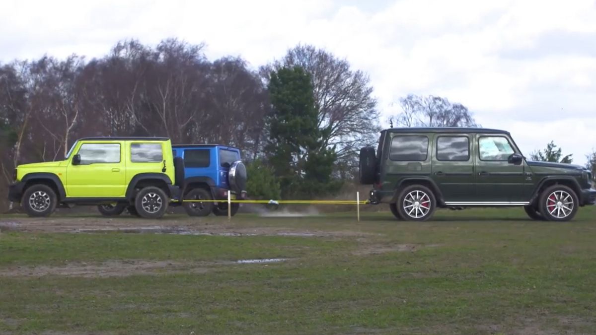 Mercedes-AMG G63 o Suzuki Jimny ¿Cuál tiene mayor tracción?