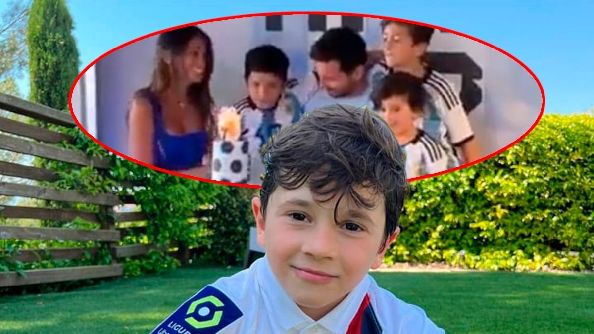 Video: Mateo Messi cumplió 7 años y lo festejó con una temática que es ...