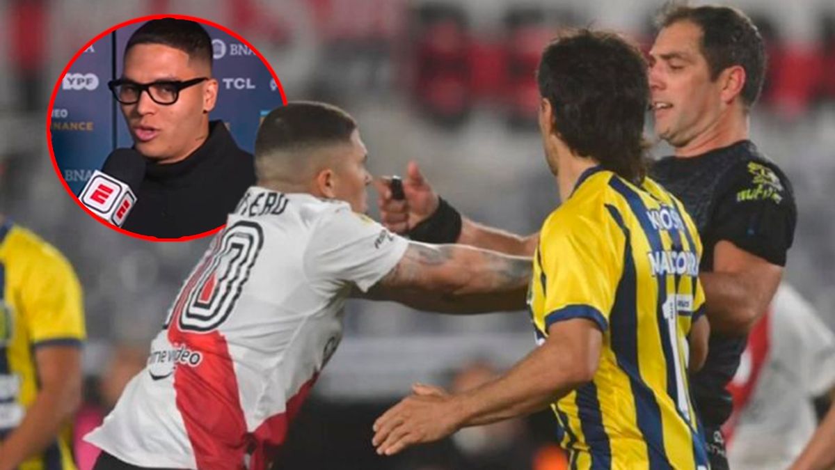 Quintero se disculpó (y se quejó) con el árbitro que empujó y habló de ...