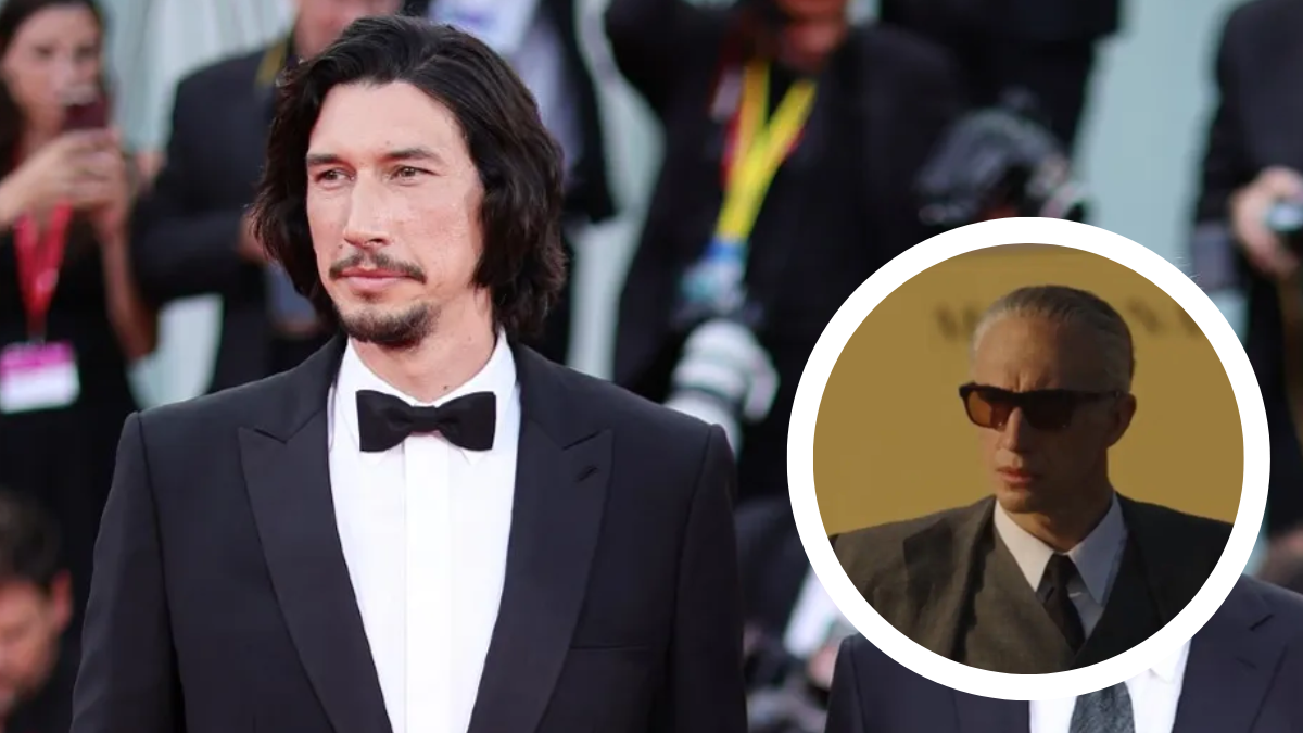 El tremendo cambio de look de Adam Driver para la película de Enzo Ferrari
