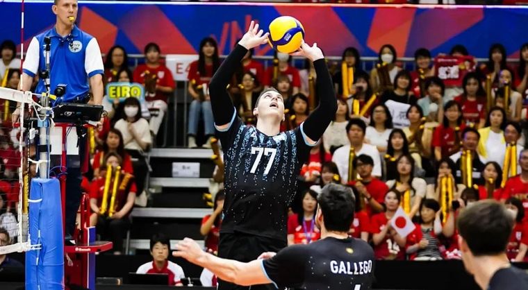 Vóley: Argentina perdió en cinco sets frente a Japón por la segunda fecha del Week 3