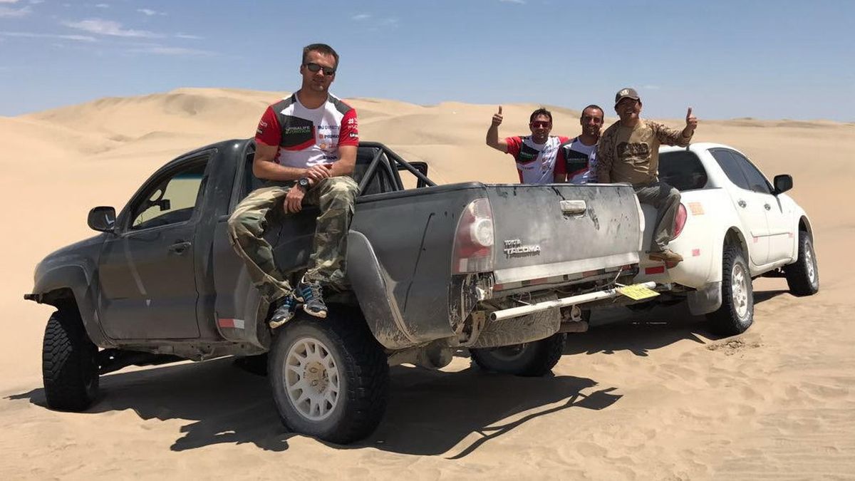 Nicolás Fuchs se prepara para su debut en el Dakar