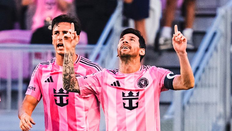 Con 2 goles y 2 asistencias de Lionel Messi, el Inter Miami aplastó 5-1 a Columbus Crew