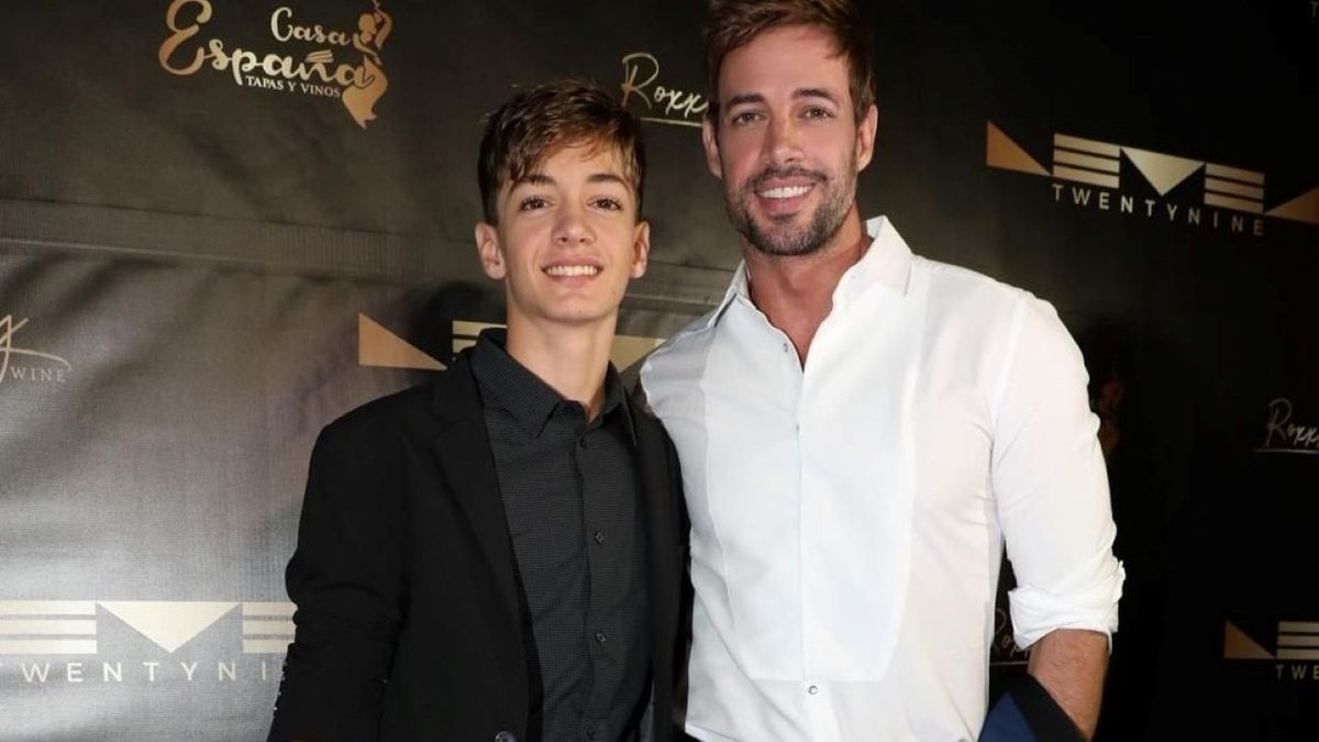 William Levy se emociona con un gesto de su hijo Christopher