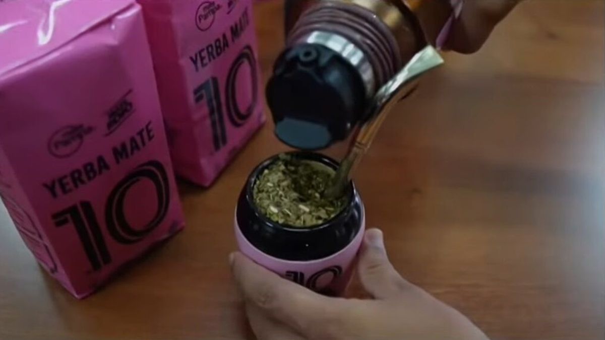 La curiosa yerba mate 10 que homenajea a Lionel Messi
