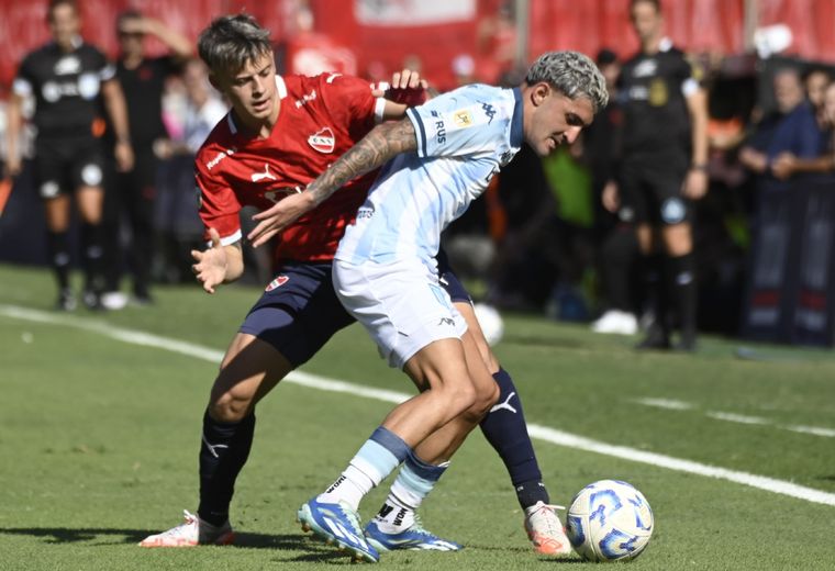 Independiente y Racing empataron 1-1 en un clásico vibrante