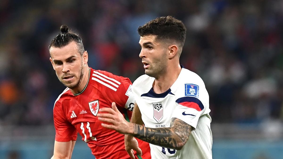 Estados Unidos y Gales empataron en un partido muy entretenido