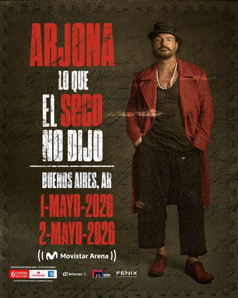 Fuerte indignación en redes sociales por Ricardo Arjona en Argentina: quejas por los precios de ...
