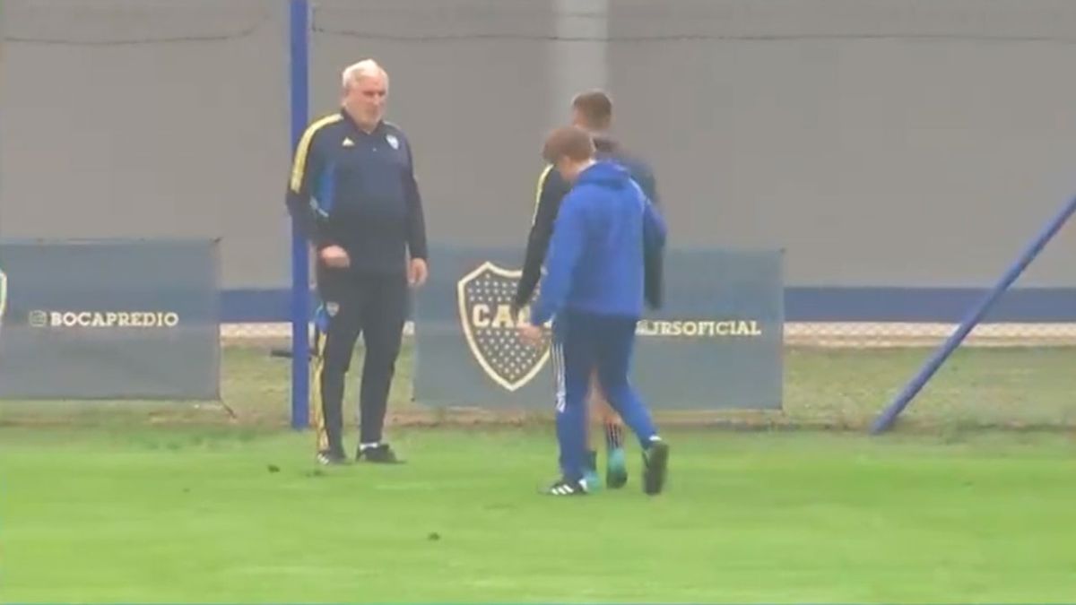 El jugador de Boca que dejó la práctica del equipo de Almirón llorando ...