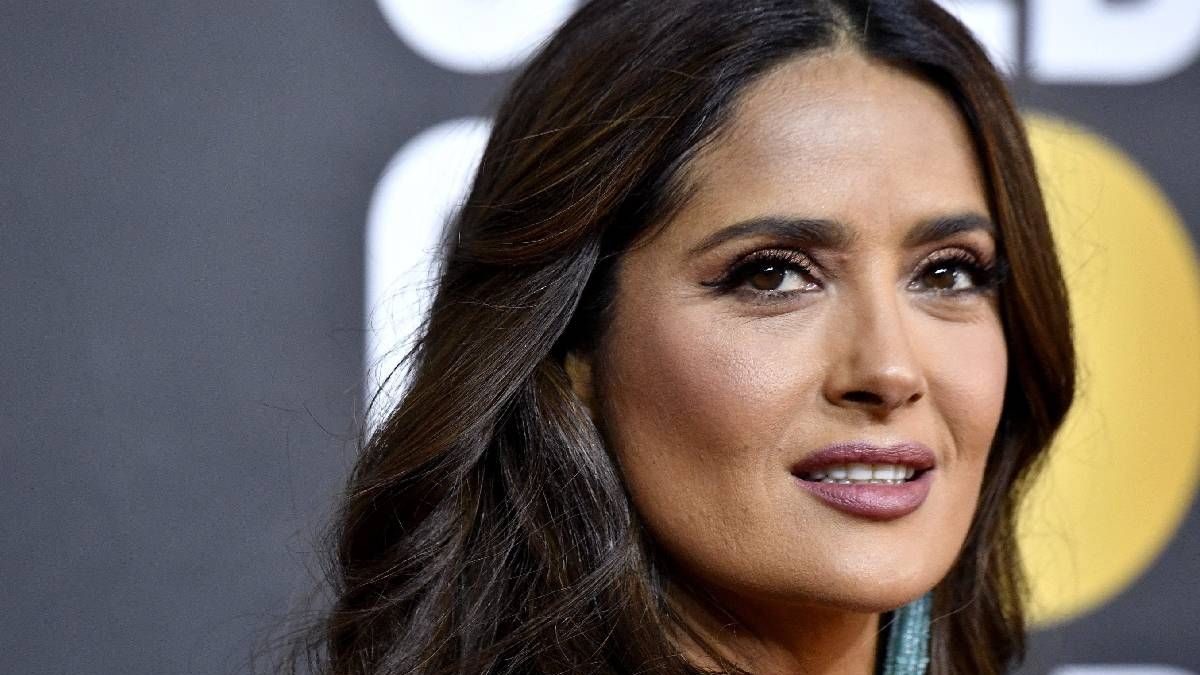 Conoce al tierno amigo de Salma Hayek que la sigue a todos lados
