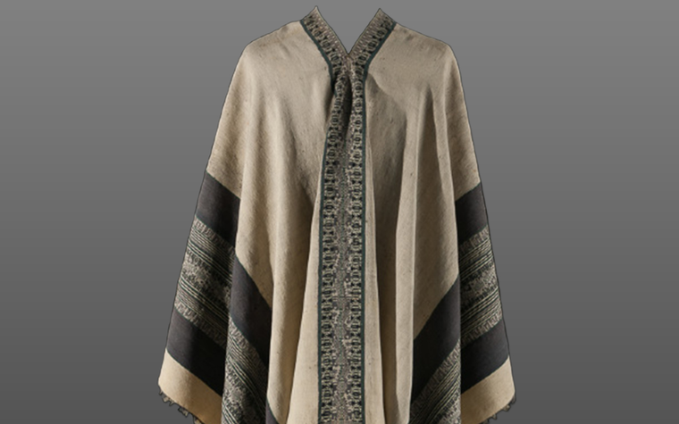 El motivo por el que San Martín usaba un poncho pehuenche