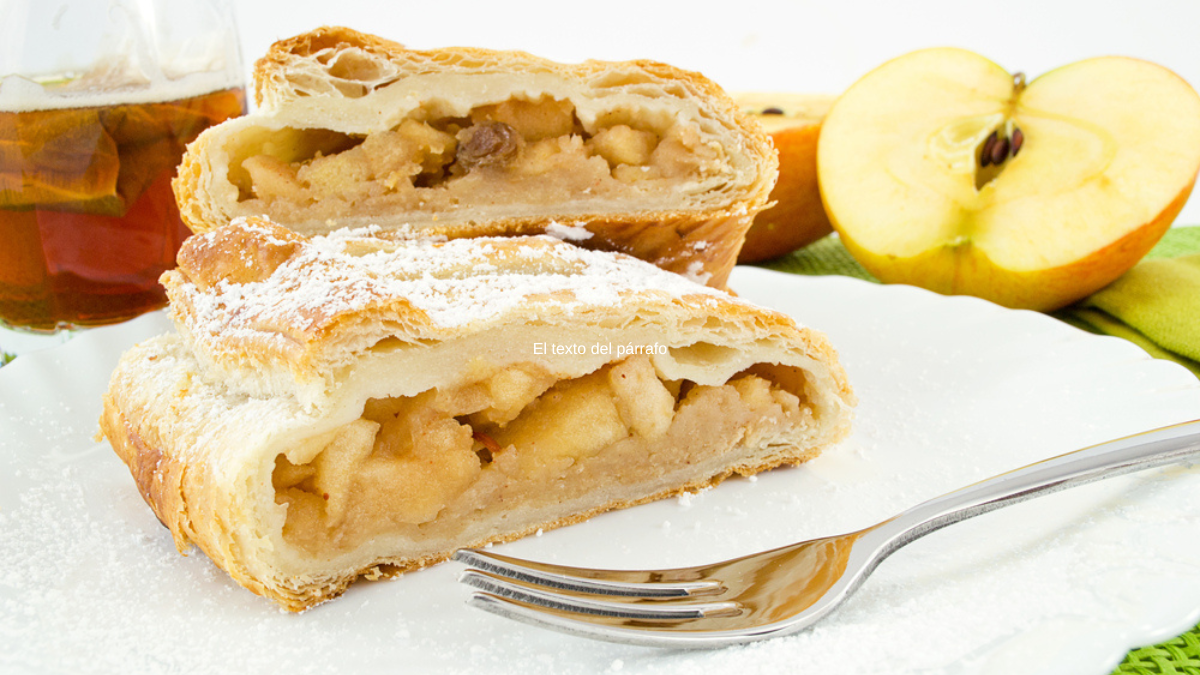 Receta fácil de strudel de manzana: ¡dulzura y canela en cada rollo!