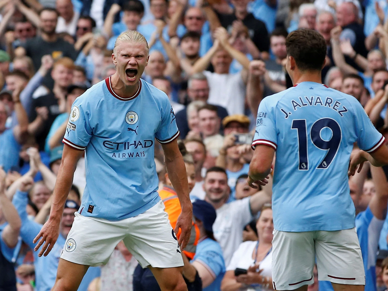 La importante frase de Haaland sobre Julián Álvarez tras su golazo en ...