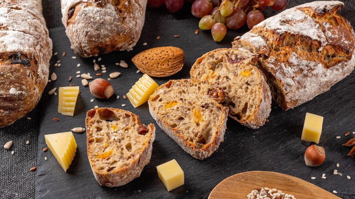 Delicioso pan integral de nuez en pocos pasos