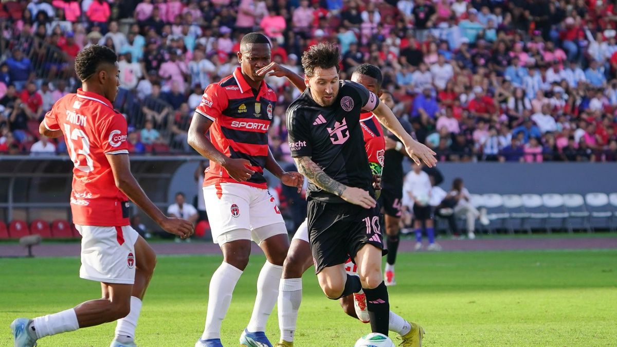 El Inter Miami de Messi lo dio vuelta y venció 3-1 al Sporting San ...