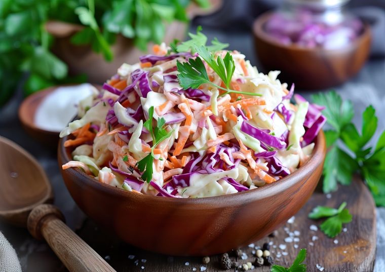 ¡Lista en pocos minutos!: receta de ensalada coleslaw clásica súper ...