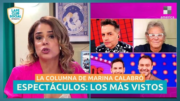 Marina Calabró reveló cuál es el programa de chimentos y espectáculos ...