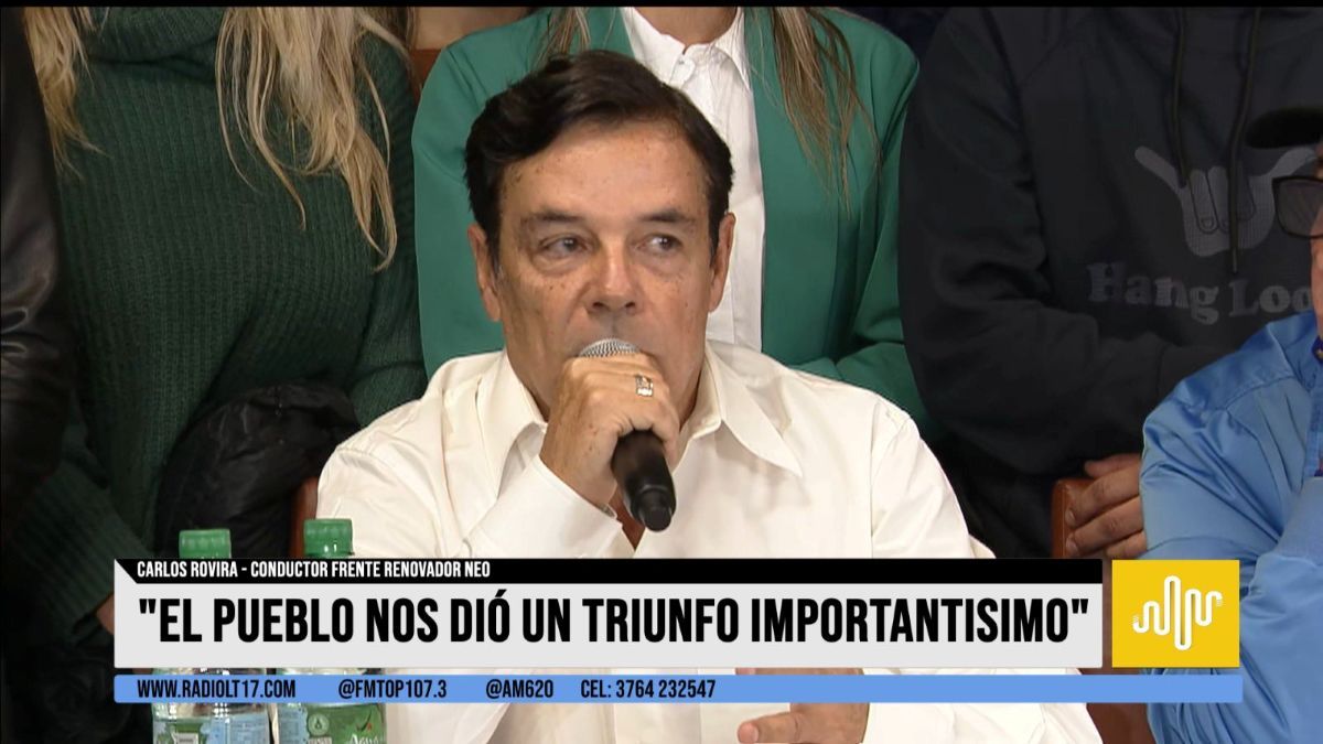 Habló Carlos Rovira tras el triunfo de su partido en Misiones