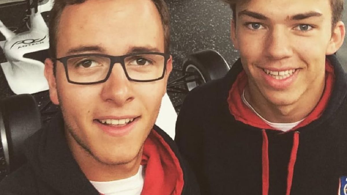 El mensaje que Anthoine Hubert le envió a Pierre Gasly poco antes de ...