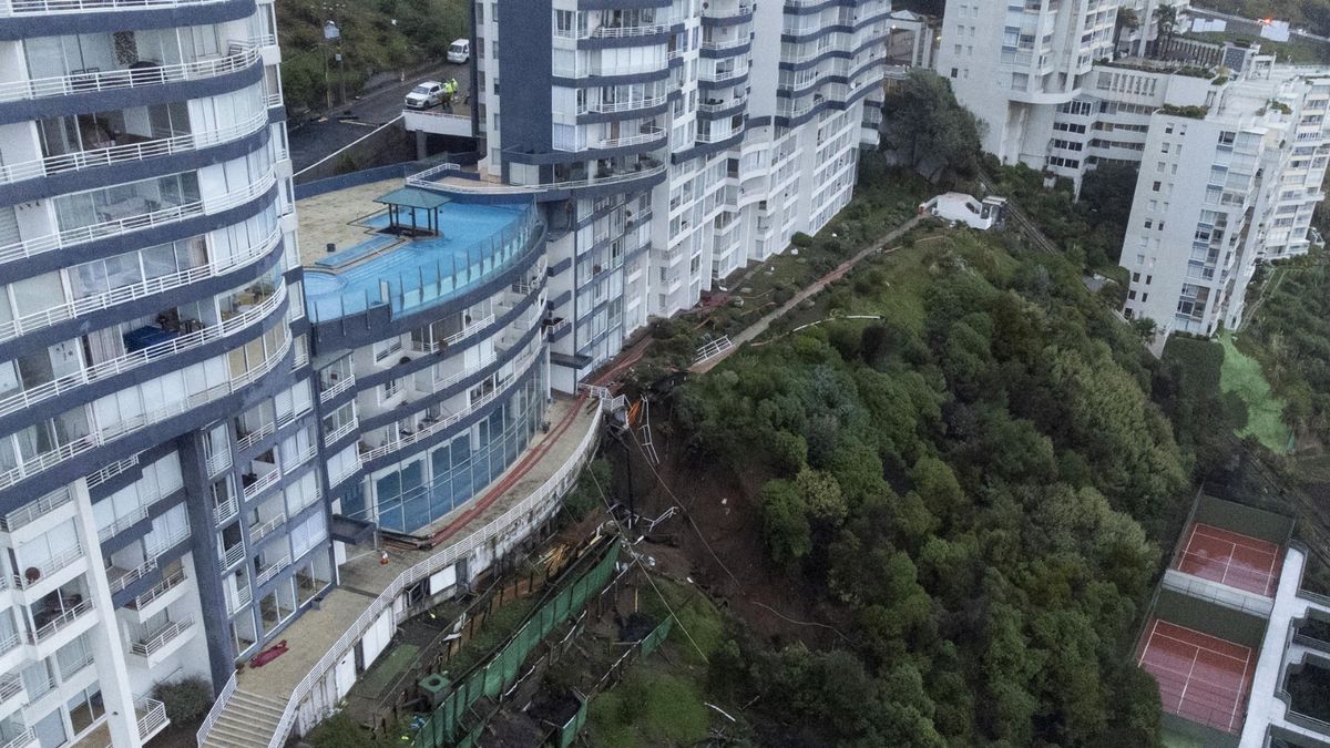 Los edificios de lujo que están en peligro de colapso en la costa de Chile por el aumento de los ...
