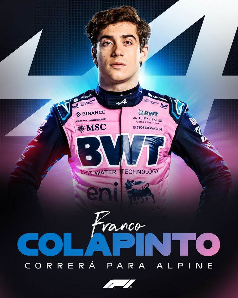 La llamativa bienvenida de la Fórmula 1 al argentino: “Colapinto de nuevo en la parrilla con…”