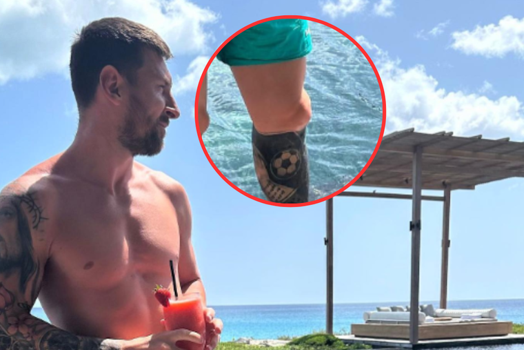 El llamativo detalle físico de Messi en una foto de sus vacaciones: qué ...