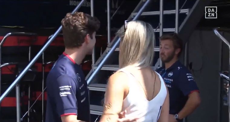 El desopilante reencuentro de Colapinto con la periodista tras el video ...