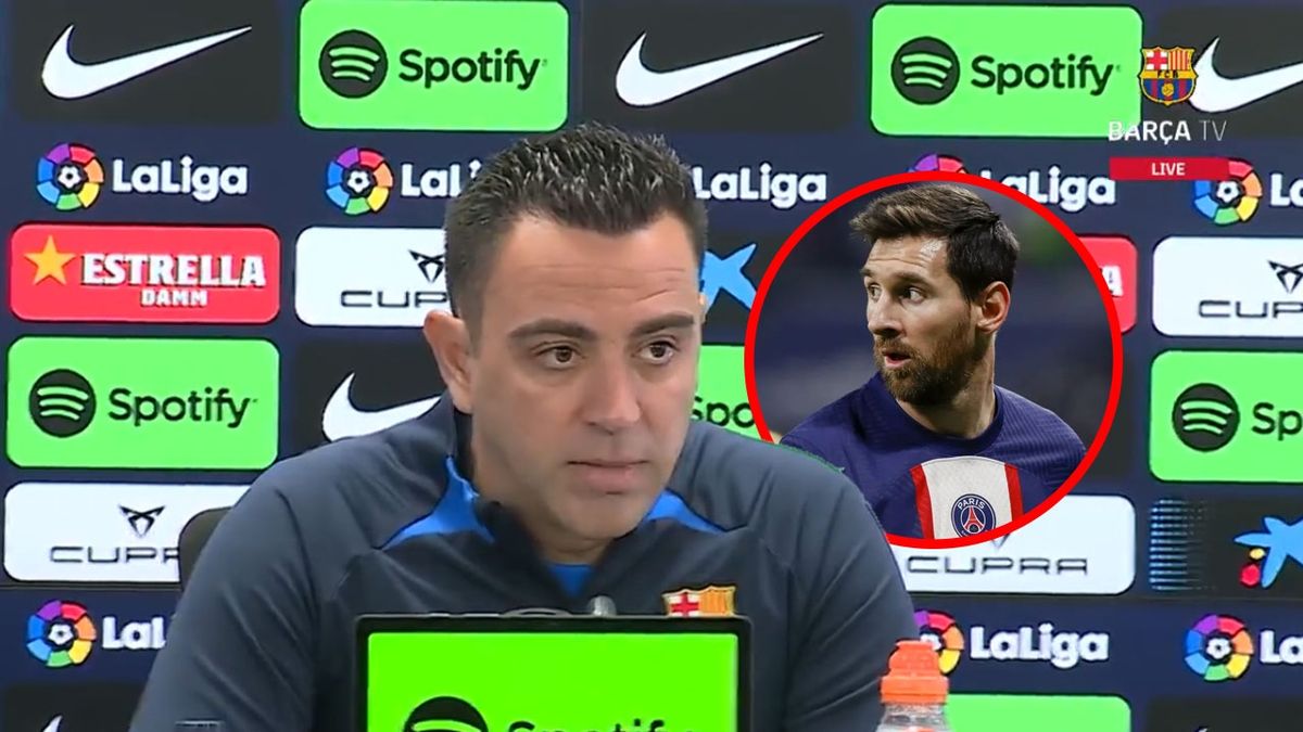La respuesta de Xavi cuando lo consultaron sobre un posible regreso de Lionel Messi al Barcelona ...