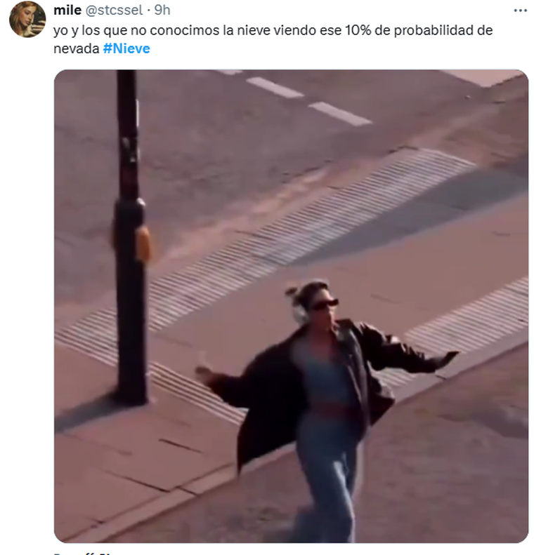 Los hilarantes memes por la caída de nieve en Buenos Aires