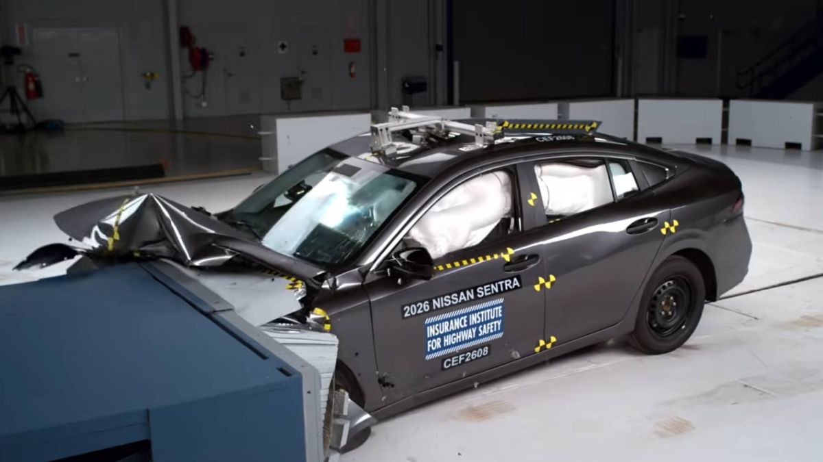 Nissan Sentra obtuvo la máxima calificación de seguridad del IIHS