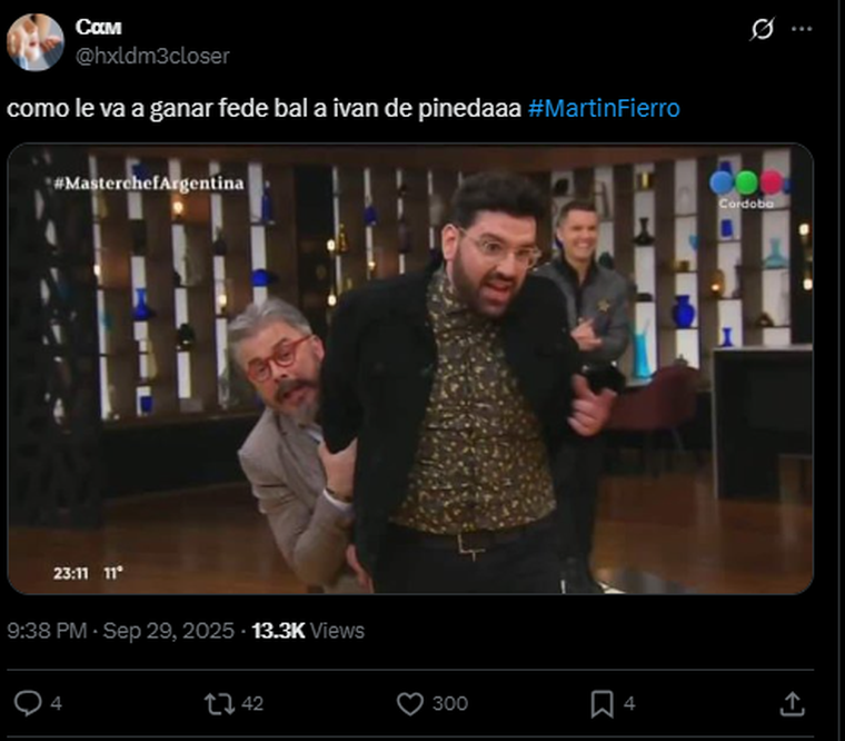 Los imperdibles memes que dejaron los Martín Fierro 2025 y momentos que ...