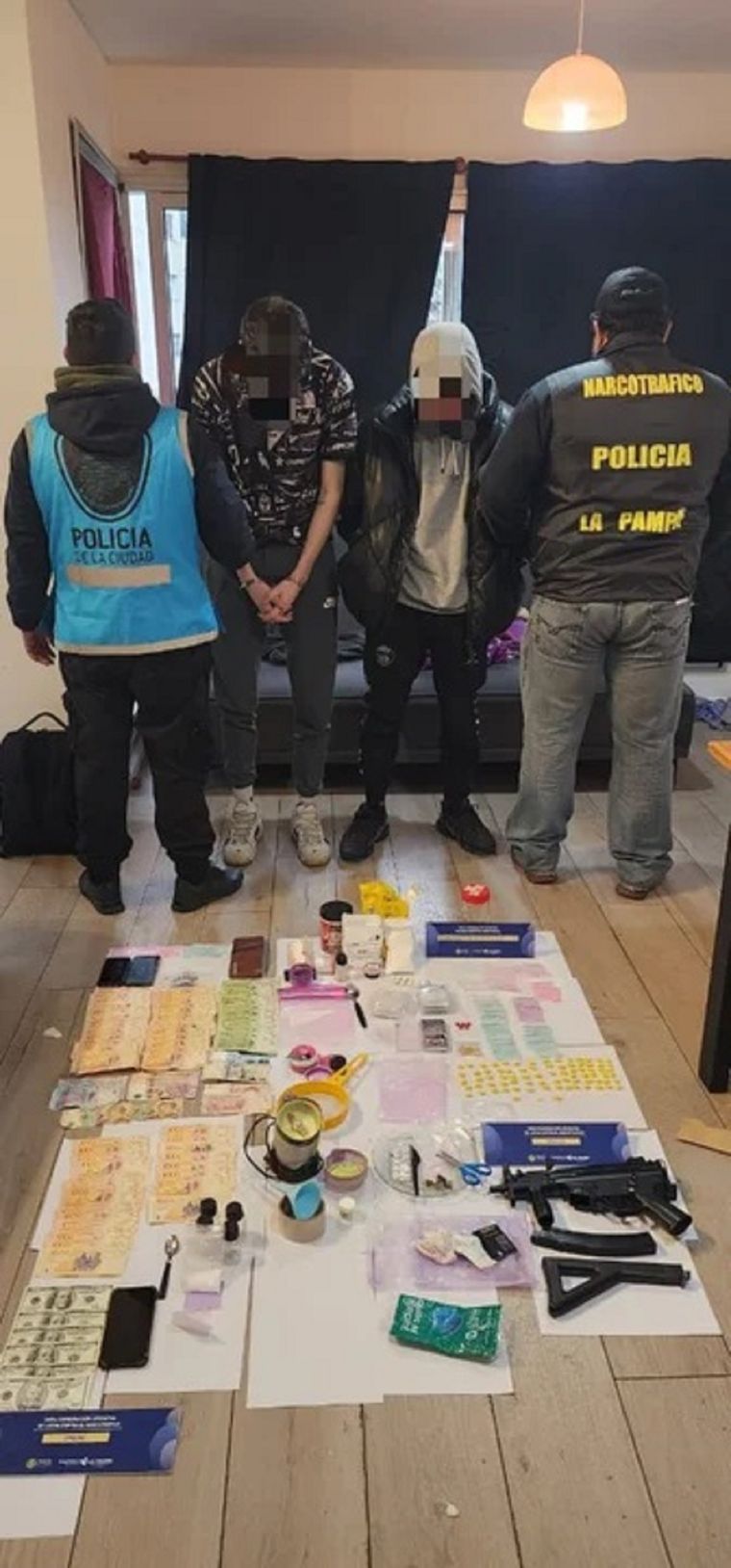 Desmantelaron una banda que cocinaba cocaína rosa en La Pampa y la ...