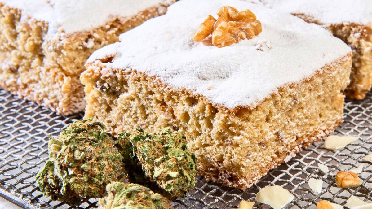 Deliciosos brownies de chocolate blanco caseros