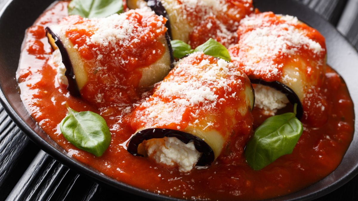 Receta de rollitos de berenjenas rellenos con ricota para sorprender en ...